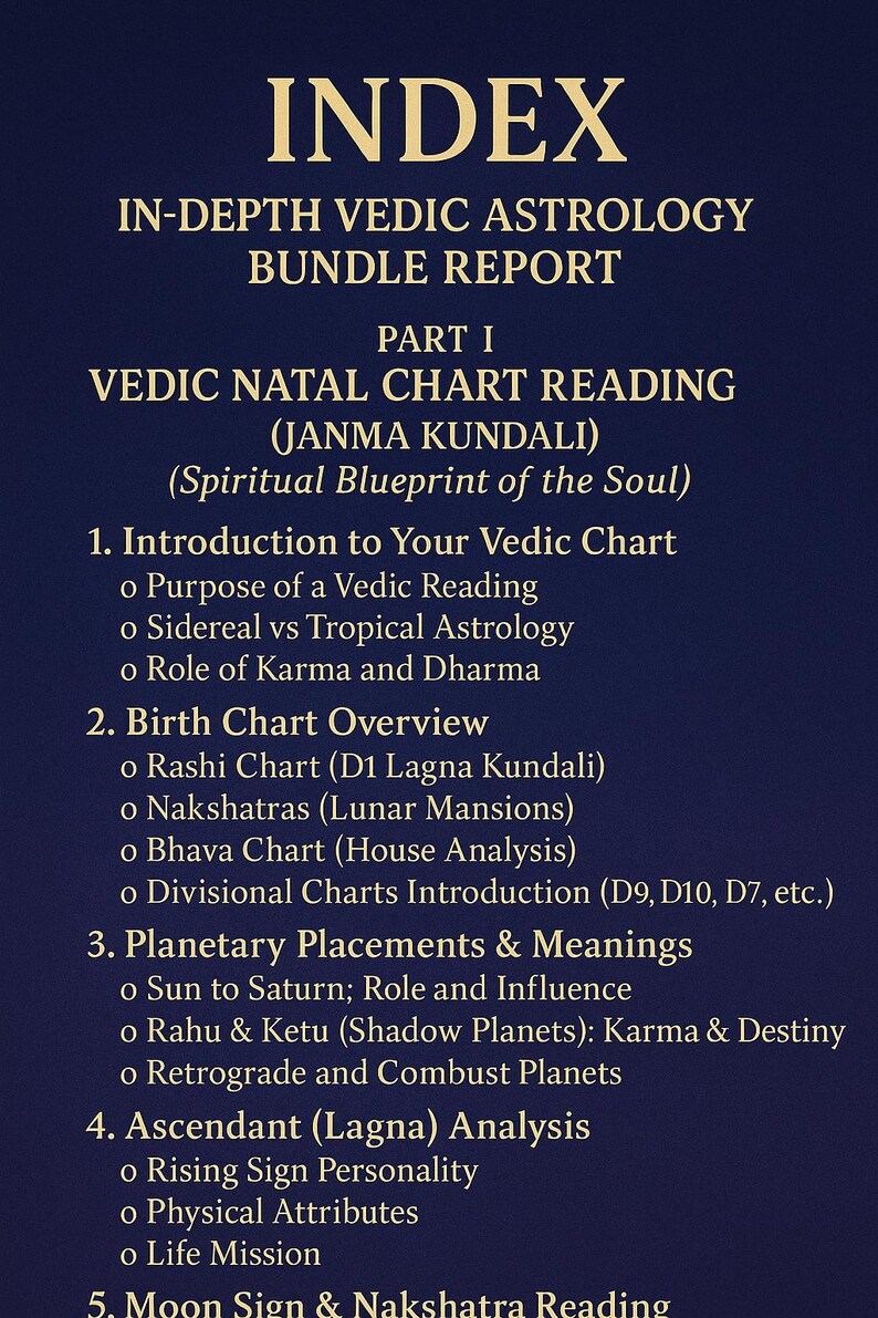 In-depth Astrology Reading Bundle: Natal Chart, Forecast, Past Lives (PDF) - Etsy