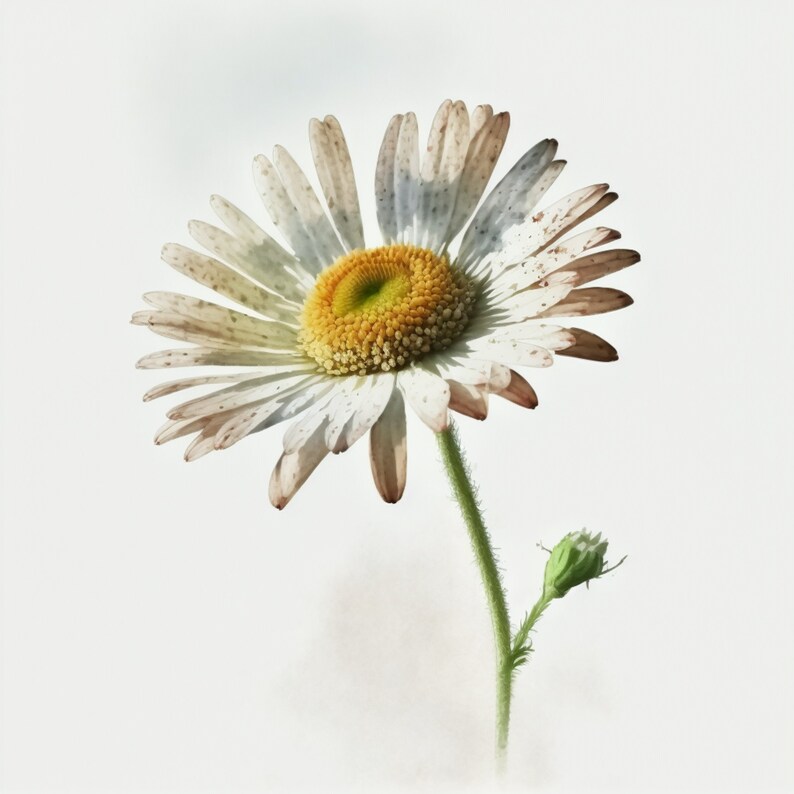 Daisy Clipart 5 High Quality Jpgs Digital Downloads Card Making Mixed ...