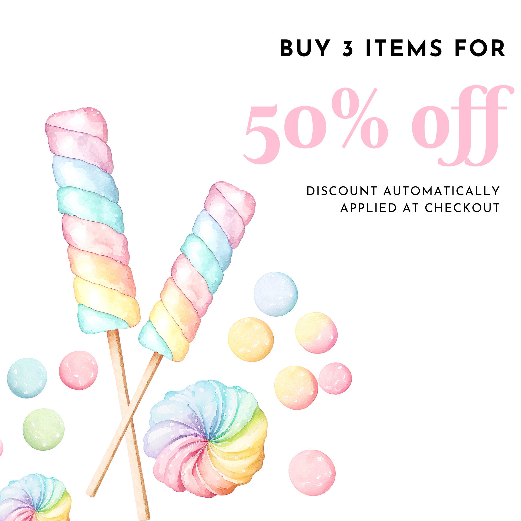 Sweet Sassy Birthday Thank You Card | Editable Pastel Candy Land ...