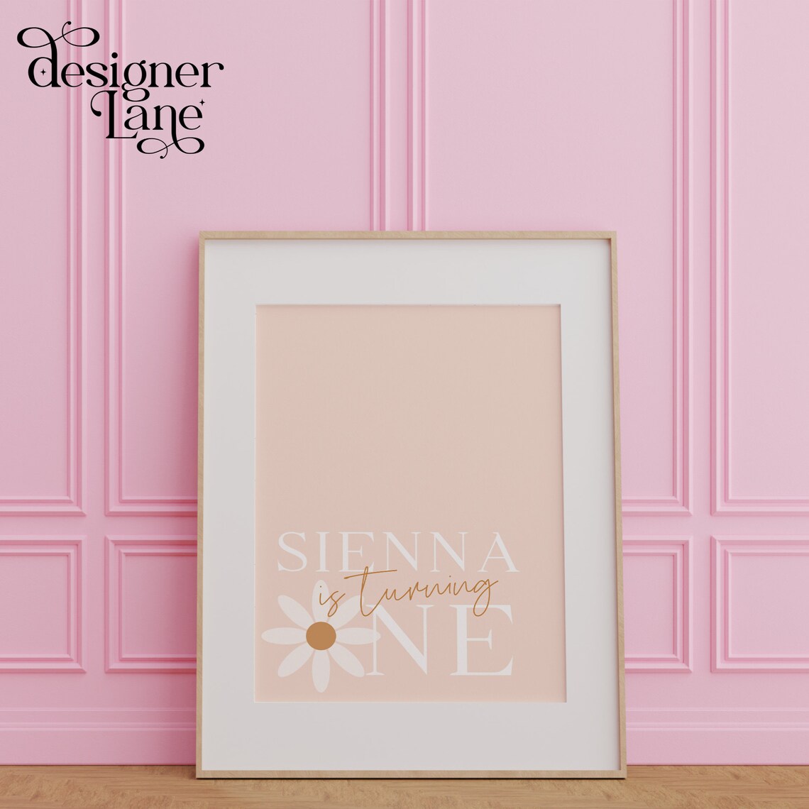 Daisy Birthday Party Welcome Sign Onederful 1st Birthday Daisy Theme ...