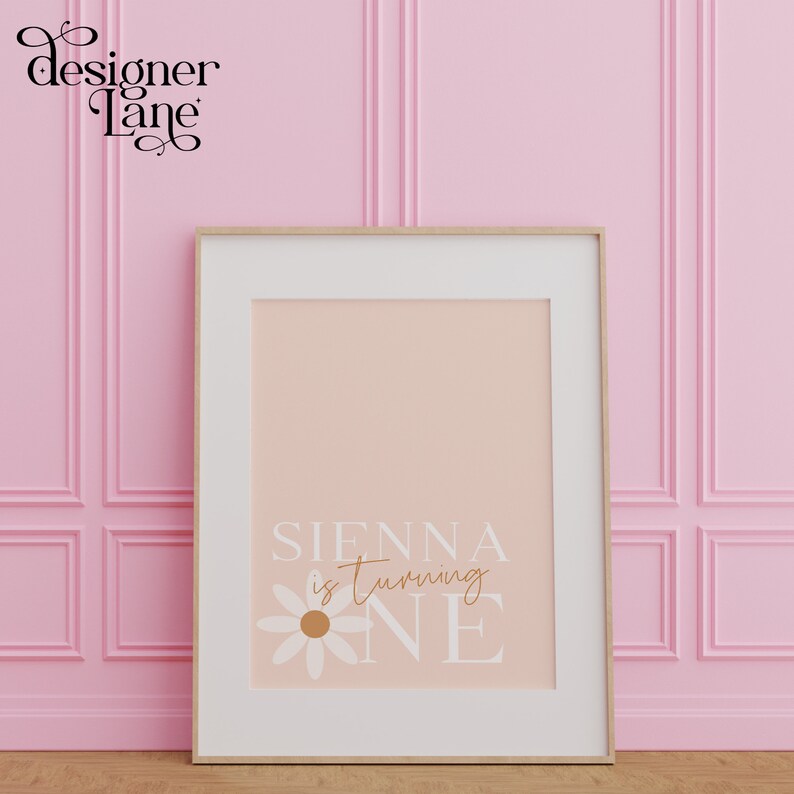 Daisy Birthday Party Welcome Sign | Onederful 1st Birthday | Daisy ...