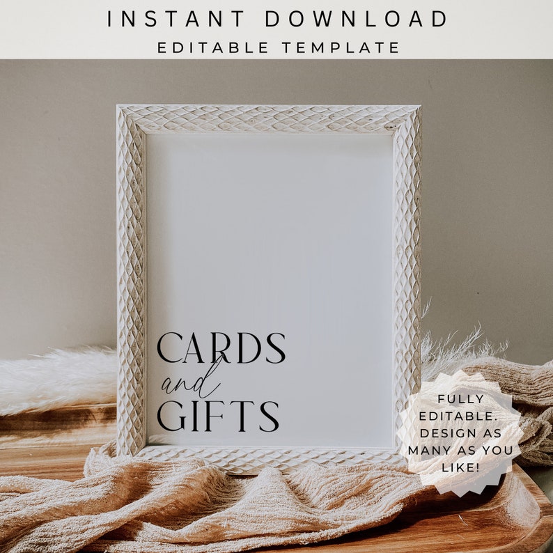 Sip Sip Hooray Sign Template Modern Black & White Engagement - Etsy