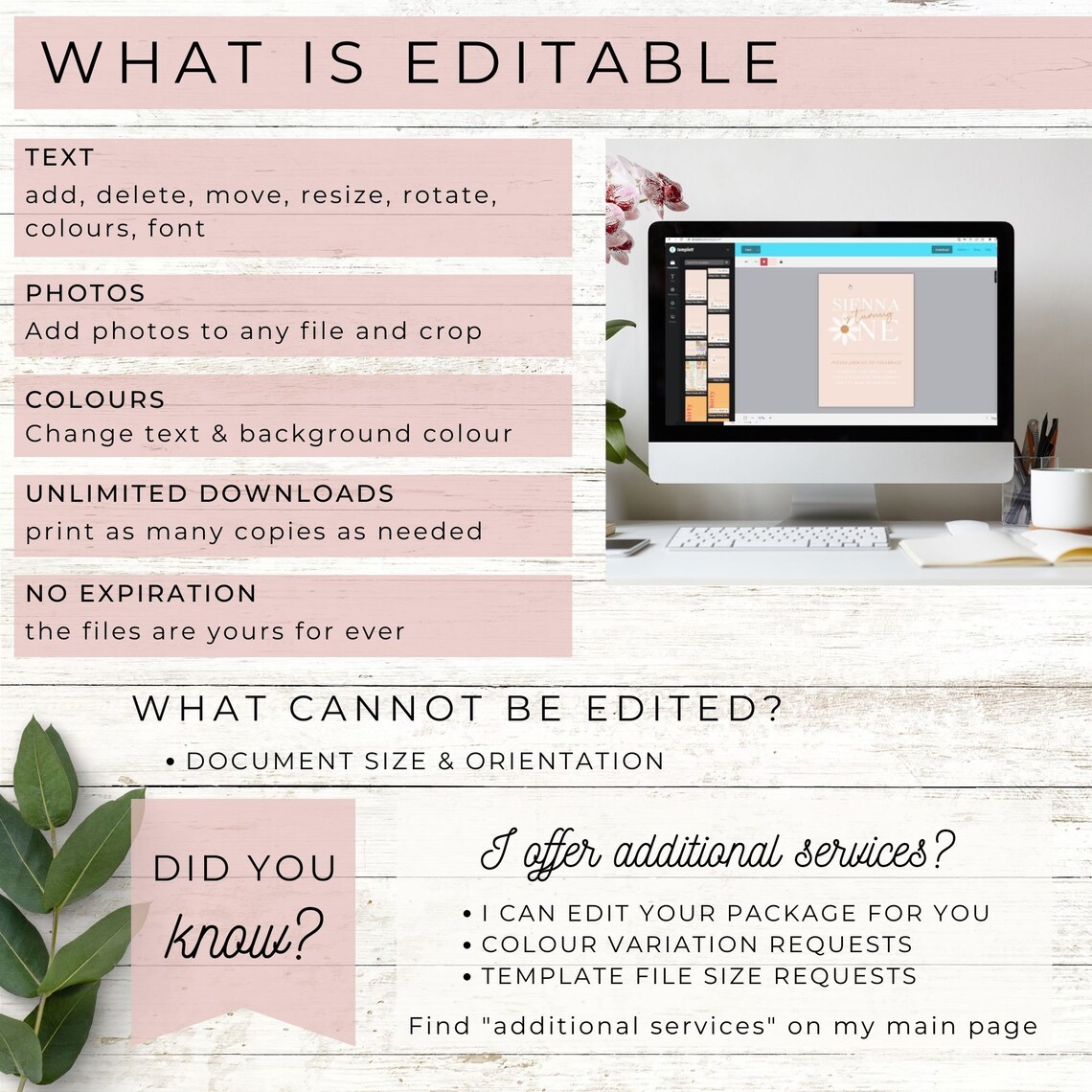 Daisy Birthday Party Welcome Sign Onederful 1st Birthday Daisy Theme ...