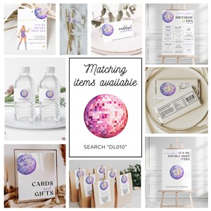 Purple Water Bottle Wrapper Template | Girls 10th Birthday Era Party ...