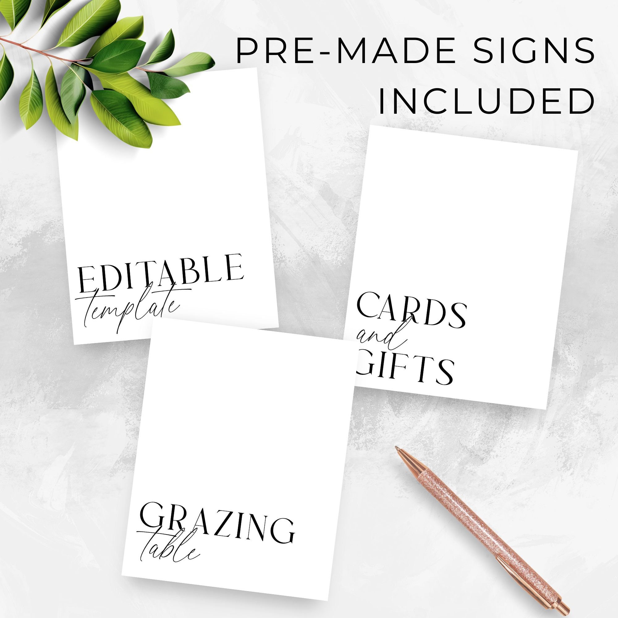 Sip Sip Hooray Sign Template | Modern Black & White Engagement Party ...