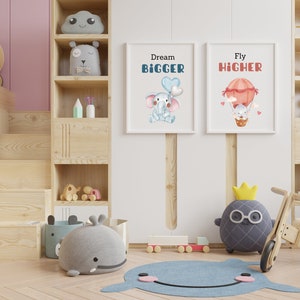 Quote Wall Art Printable for Kids Room Decoration Nursery - Etsy