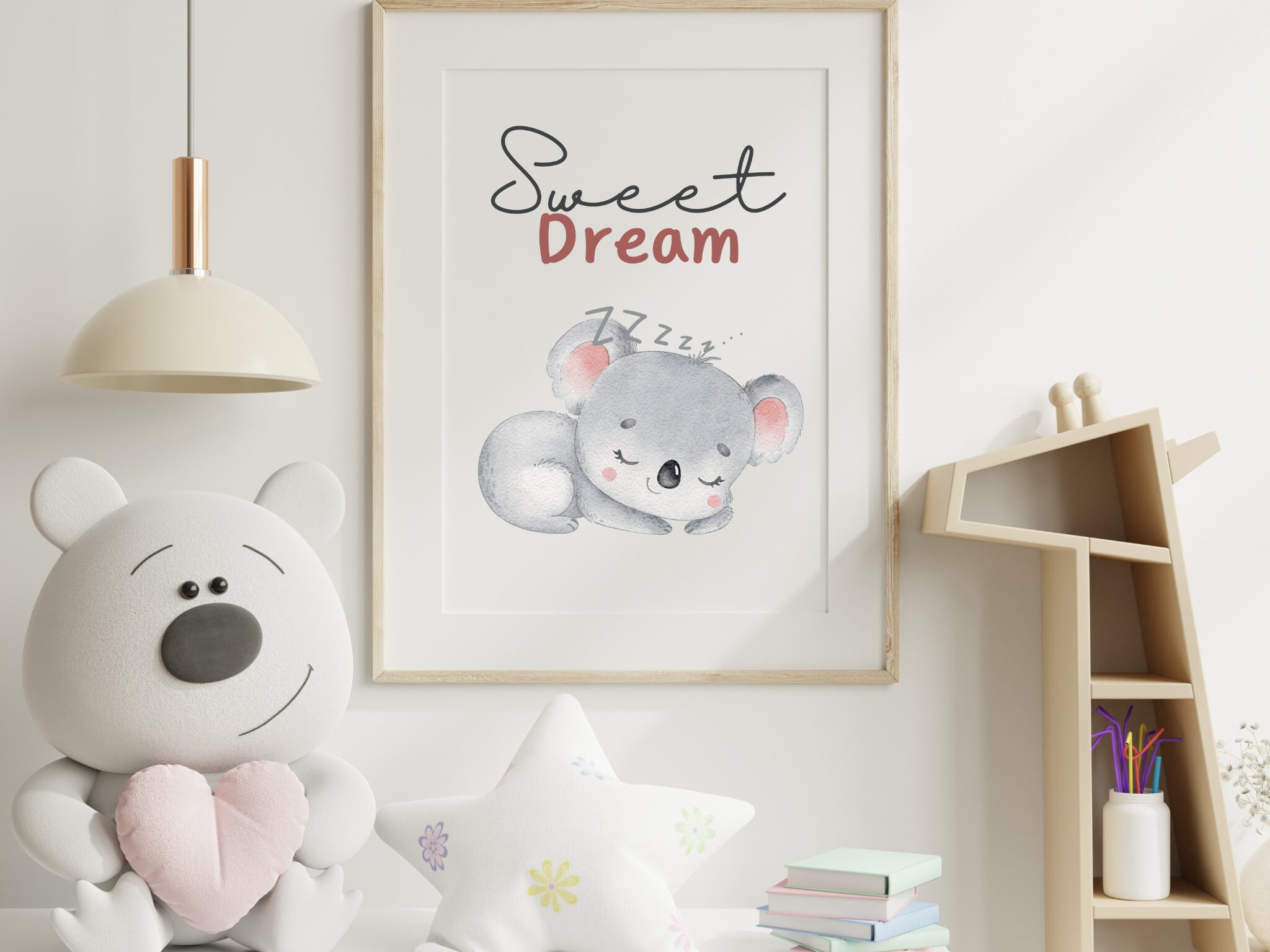 Good Night, Sweet Dream Koala Wall Art | Printable Kids Poster, Kids ...
