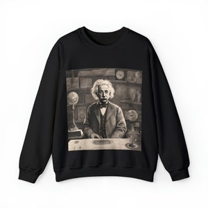 Gender-neutral Albert Einstein Sweater, Computer Science Pullover, Data ...
