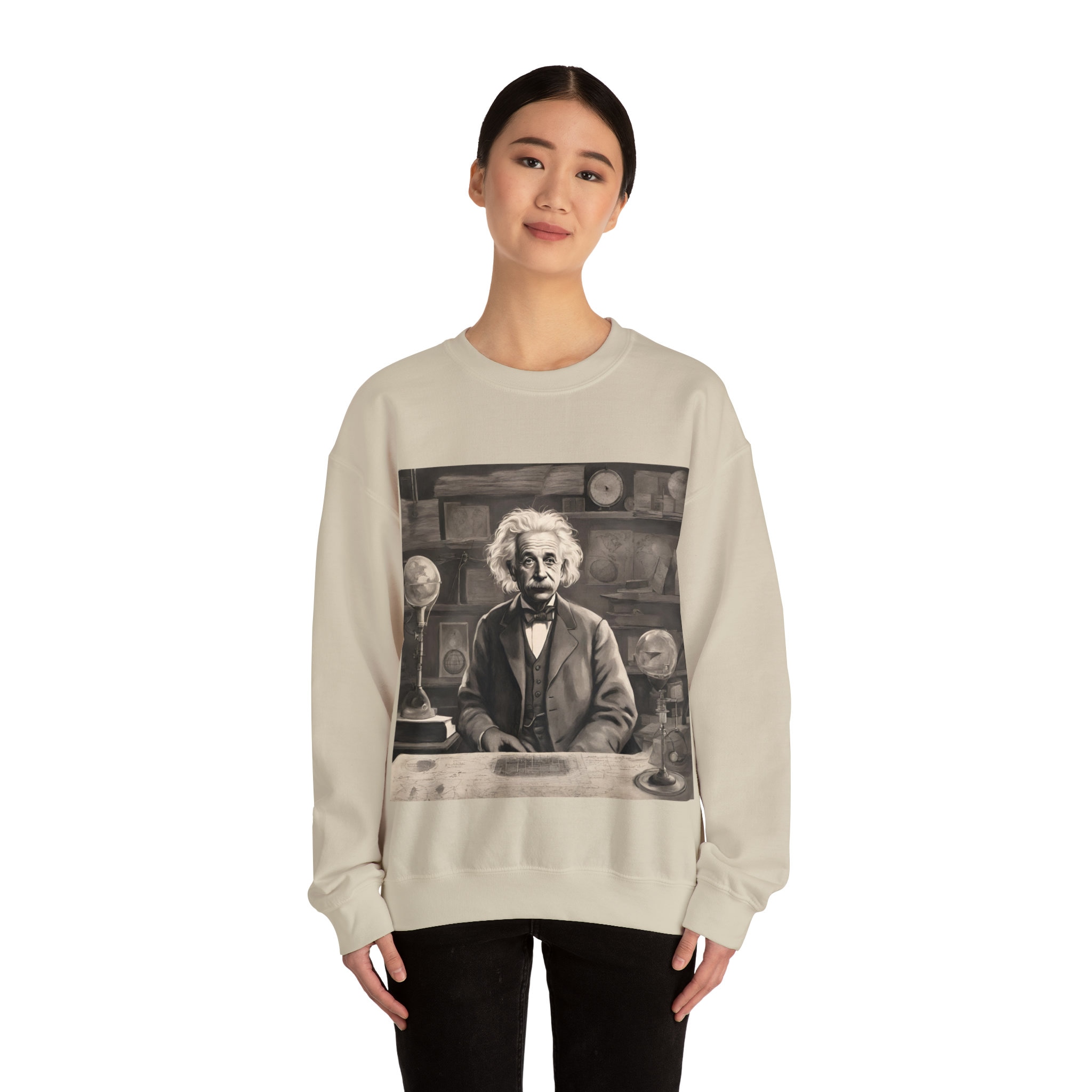Gender-neutral Albert Einstein Sweater Computer Science - Etsy