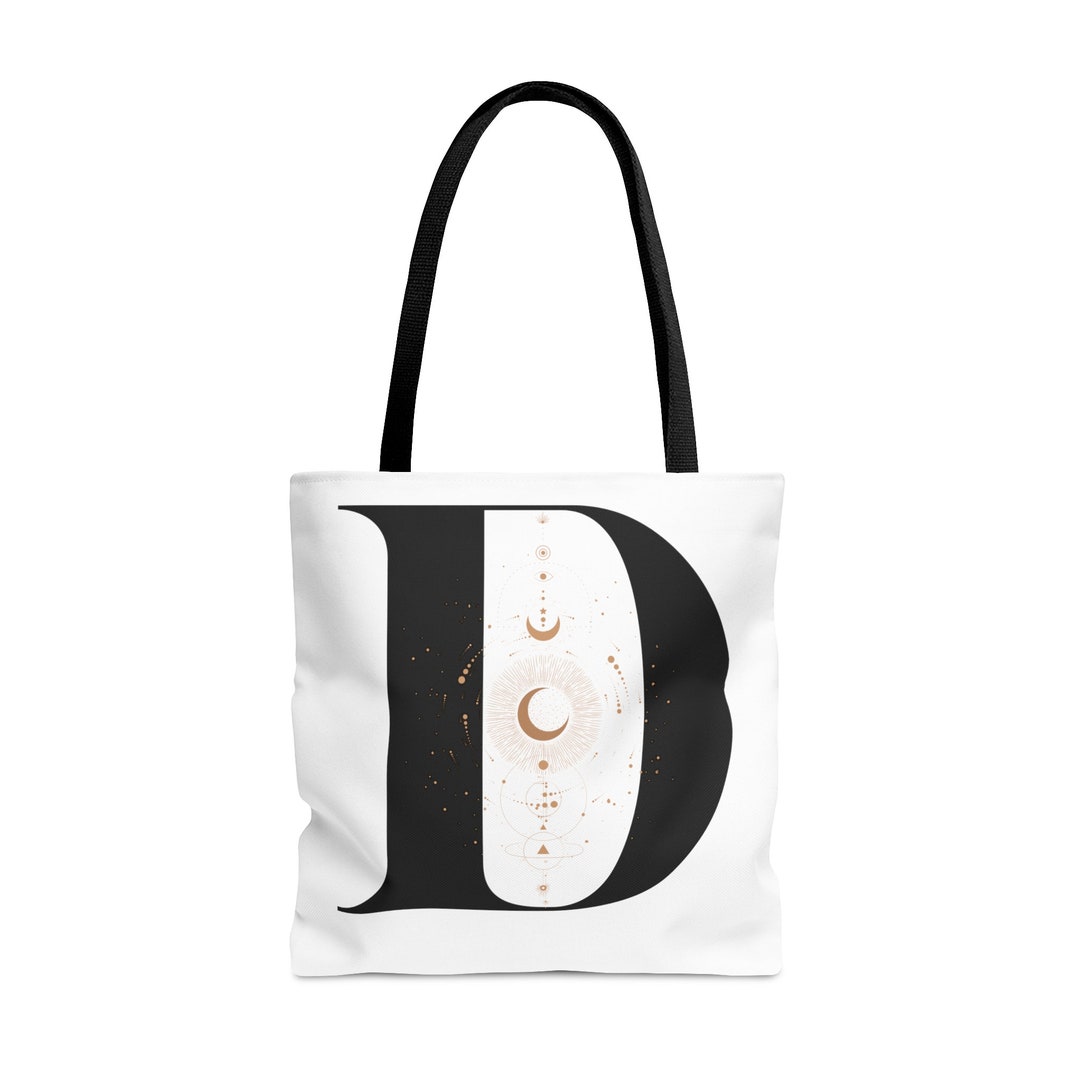 Letter 'D' Tote Bag, Astrology Celestial Bag, Reusable Pouch - Etsy