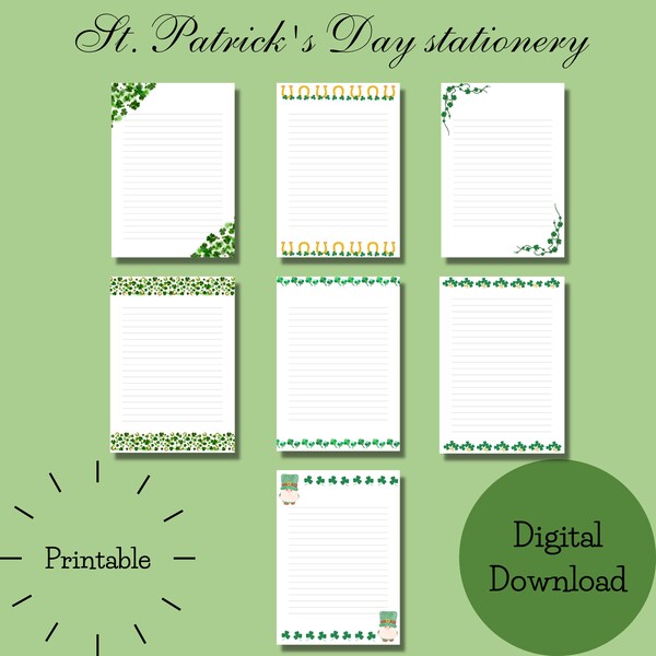 St Patrick Printable - Etsy