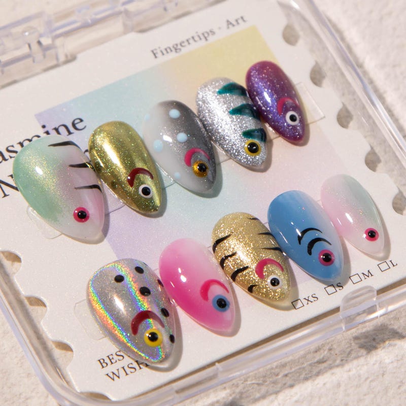 Fishing Lure Nails - Etsy