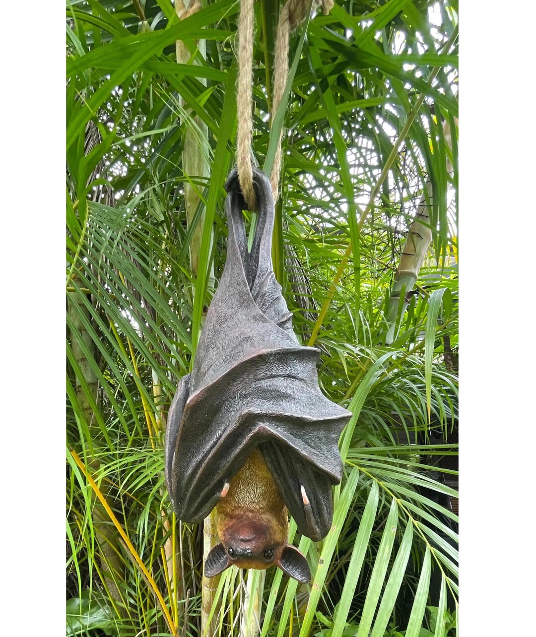 35cm Hanging Closed Wing Bat / Flying Fox Garden Decoration *CHEAP ...