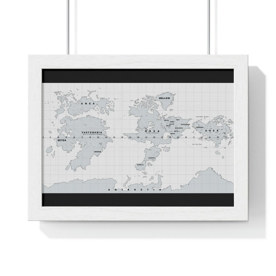 strangereal world map