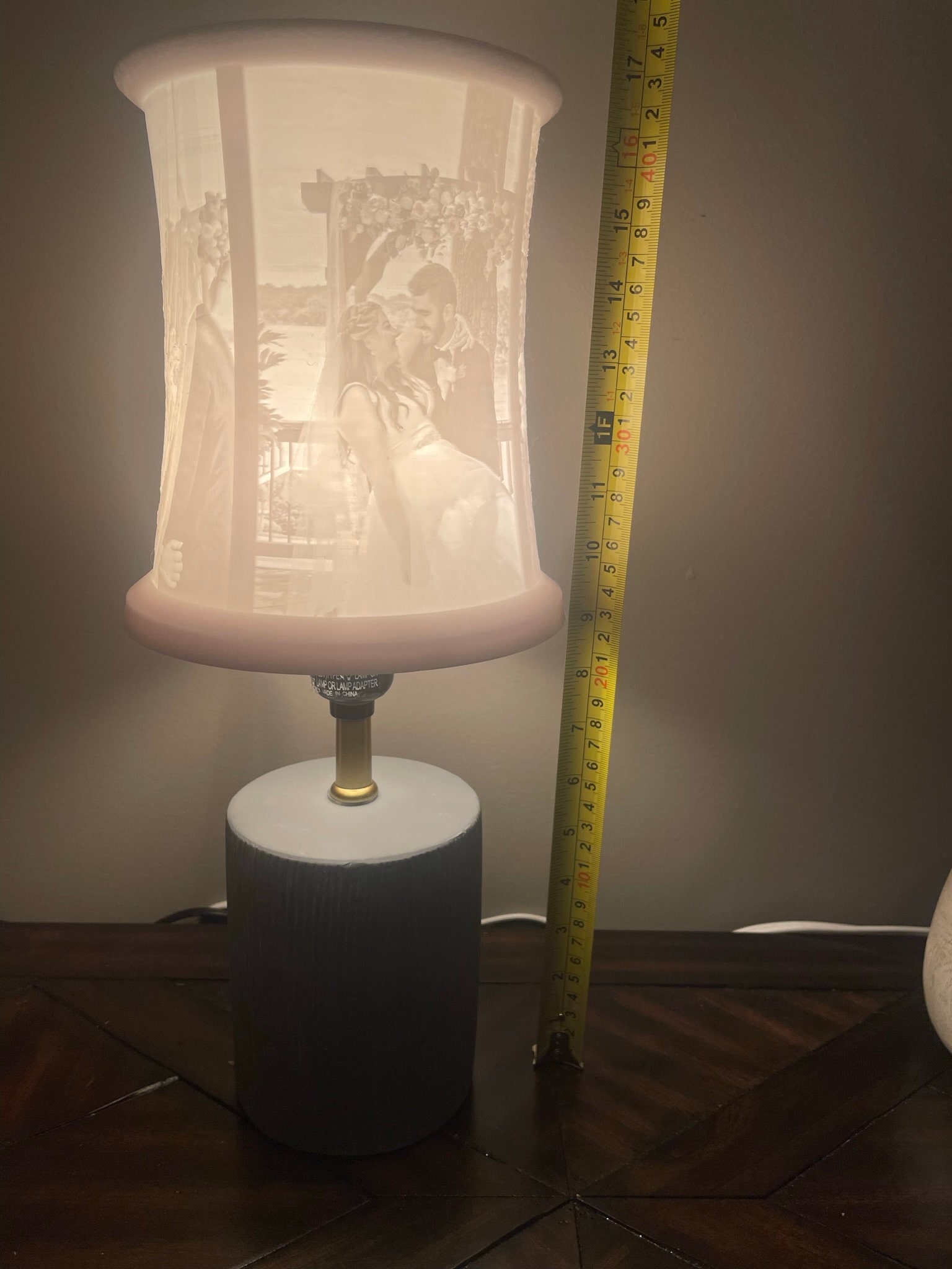Customized Lithophane Lamp Shade, 3D Printed Photo Lamp - Etsy