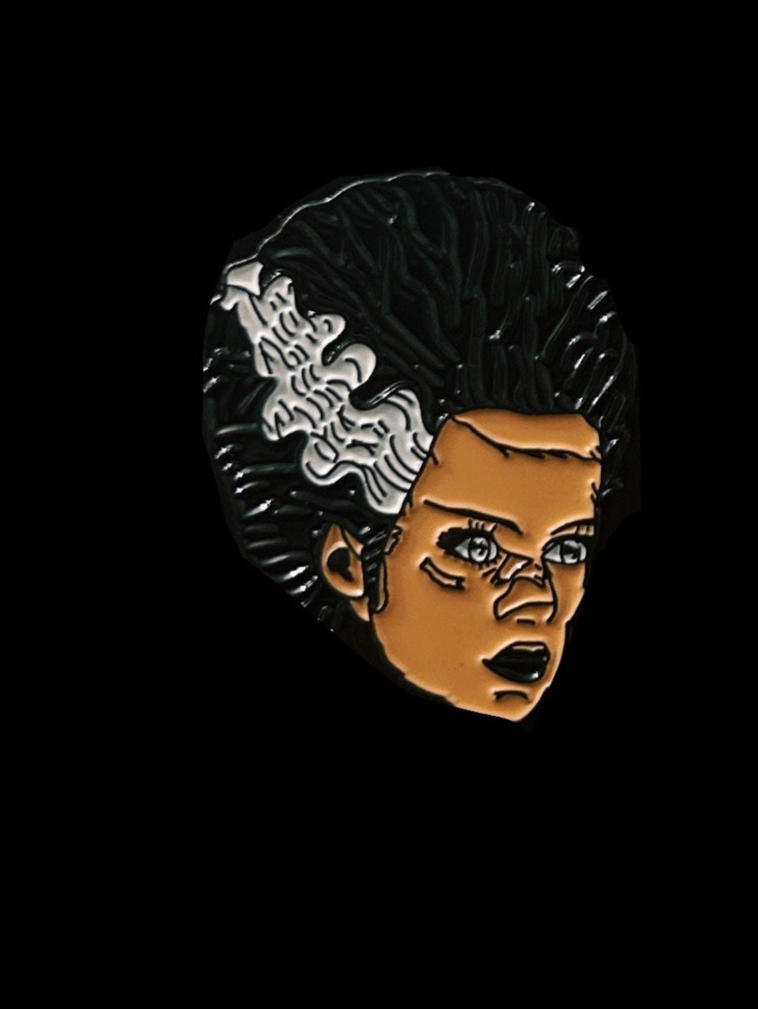 Bride of Frankenstein Enamel Pin - Etsy