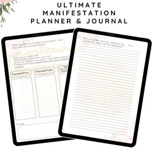 2025 Ultimate Manifestation Planner & Journal - Etsy