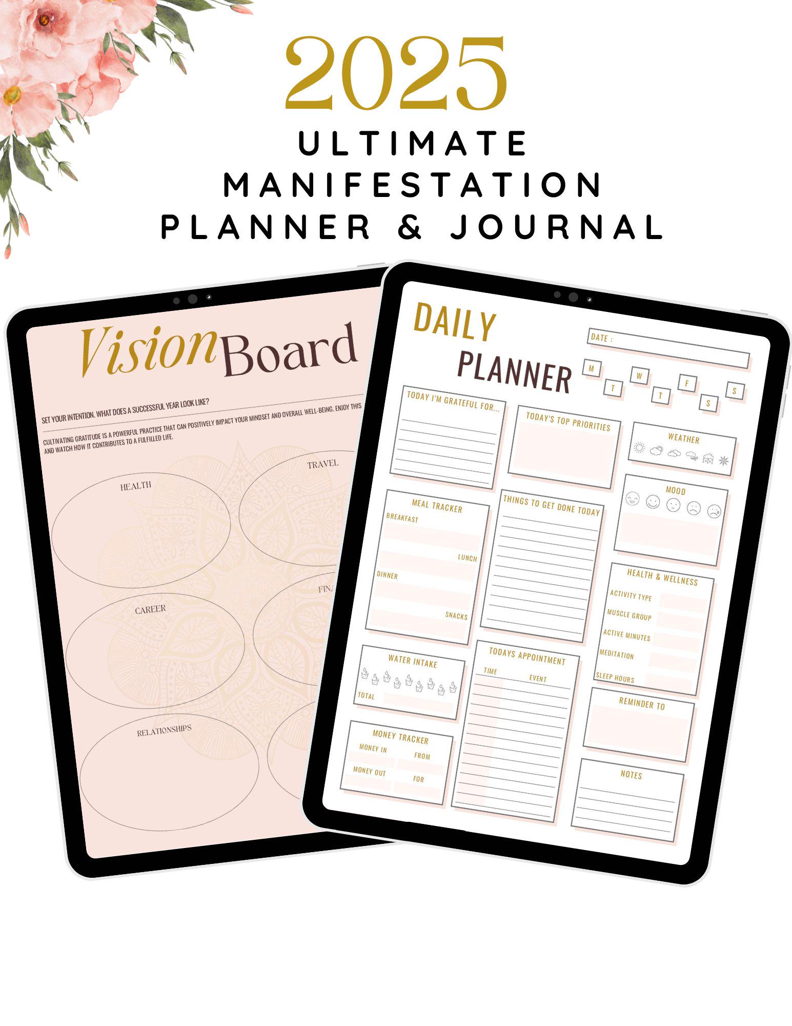 2025 Ultimate Manifestation Planner & Journal - Etsy
