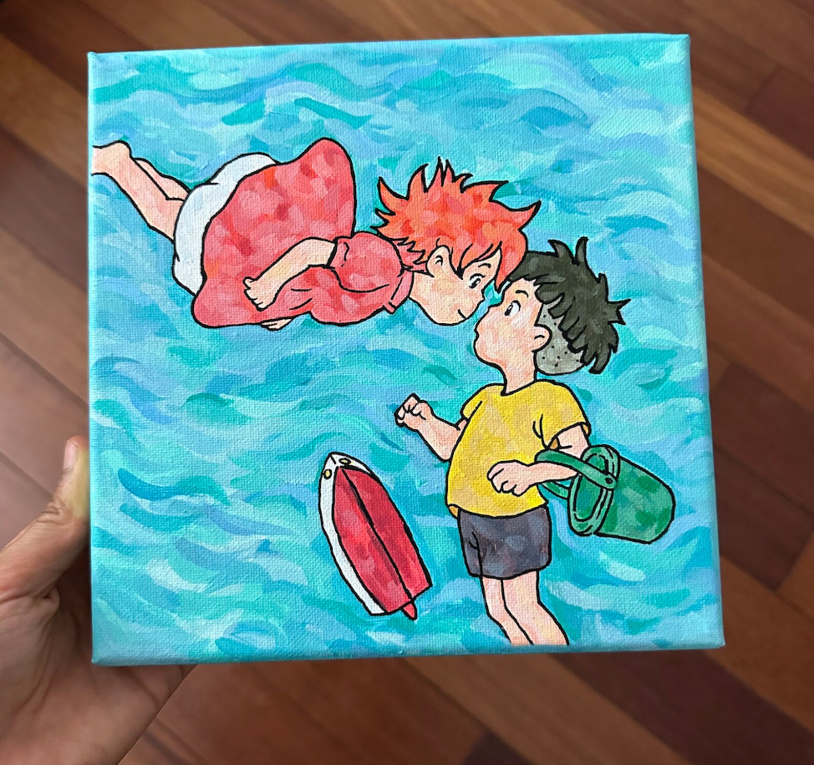 Studio Ghibli Ponyo Painting - Etsy