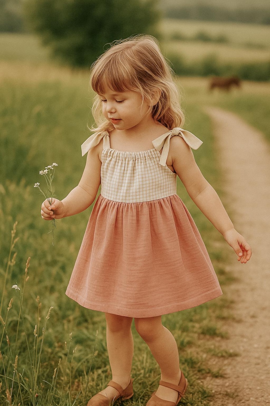 DRESS VICENZA Pdf Sewing Pattern, Dress Pattern Girl, Dress Pattern ...