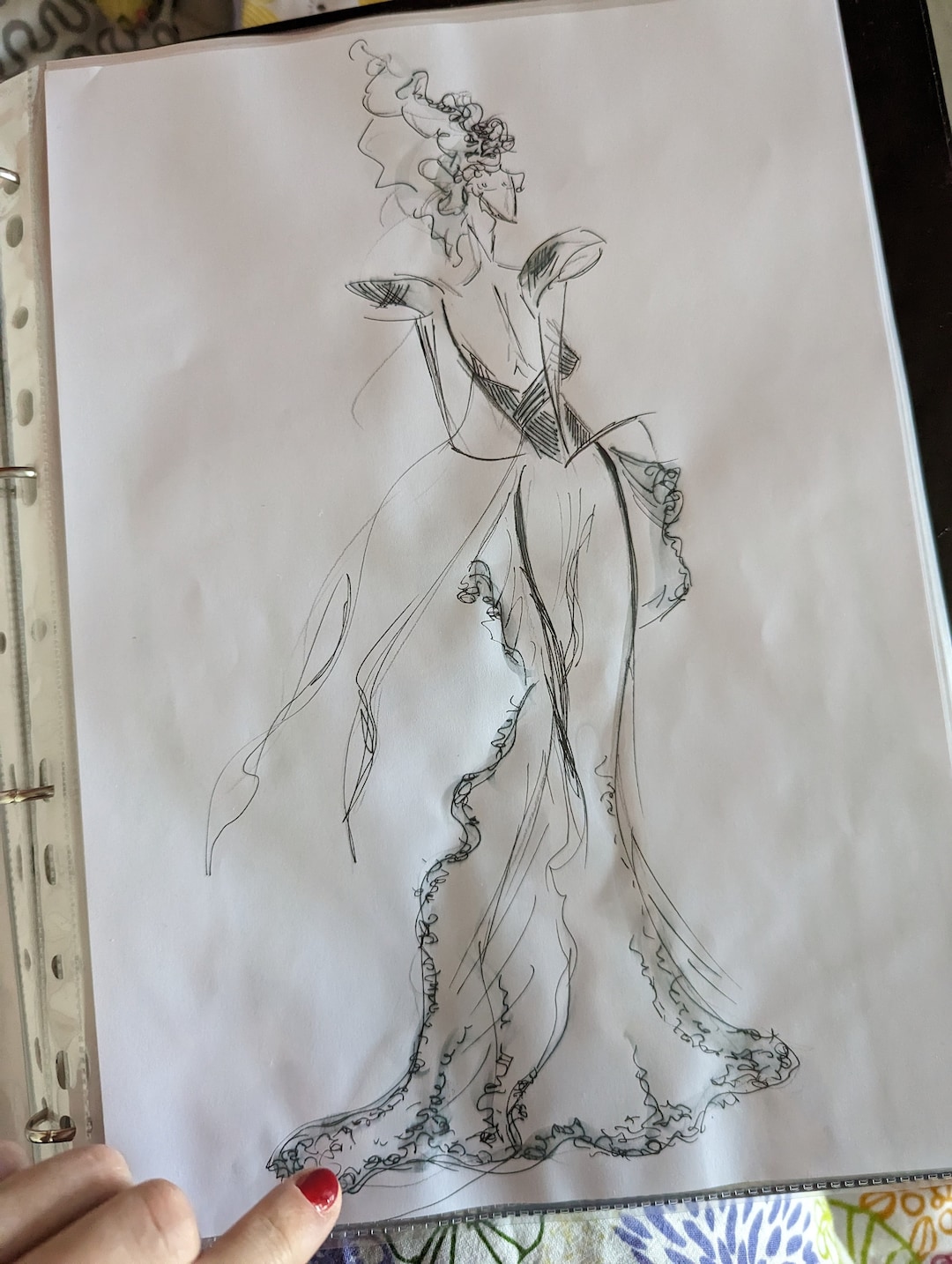 Hand Painted Fashion Model - Etsy