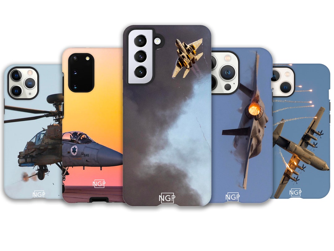 Aviation Phone Case Airplane Helicopter Pilot Tough Rigid Hard Phone ...