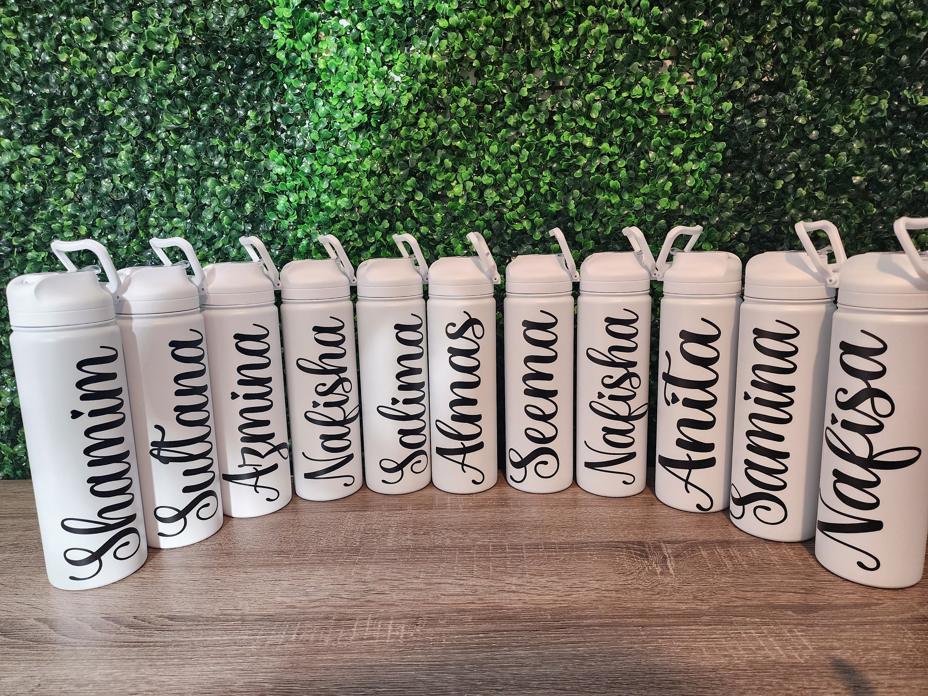 Custom Text Water Bottle Personalized Name Water Bottle Hot & Cold ...