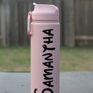 Custom Text Water Bottle Personalized Name Water Bottle Hot & Cold ...