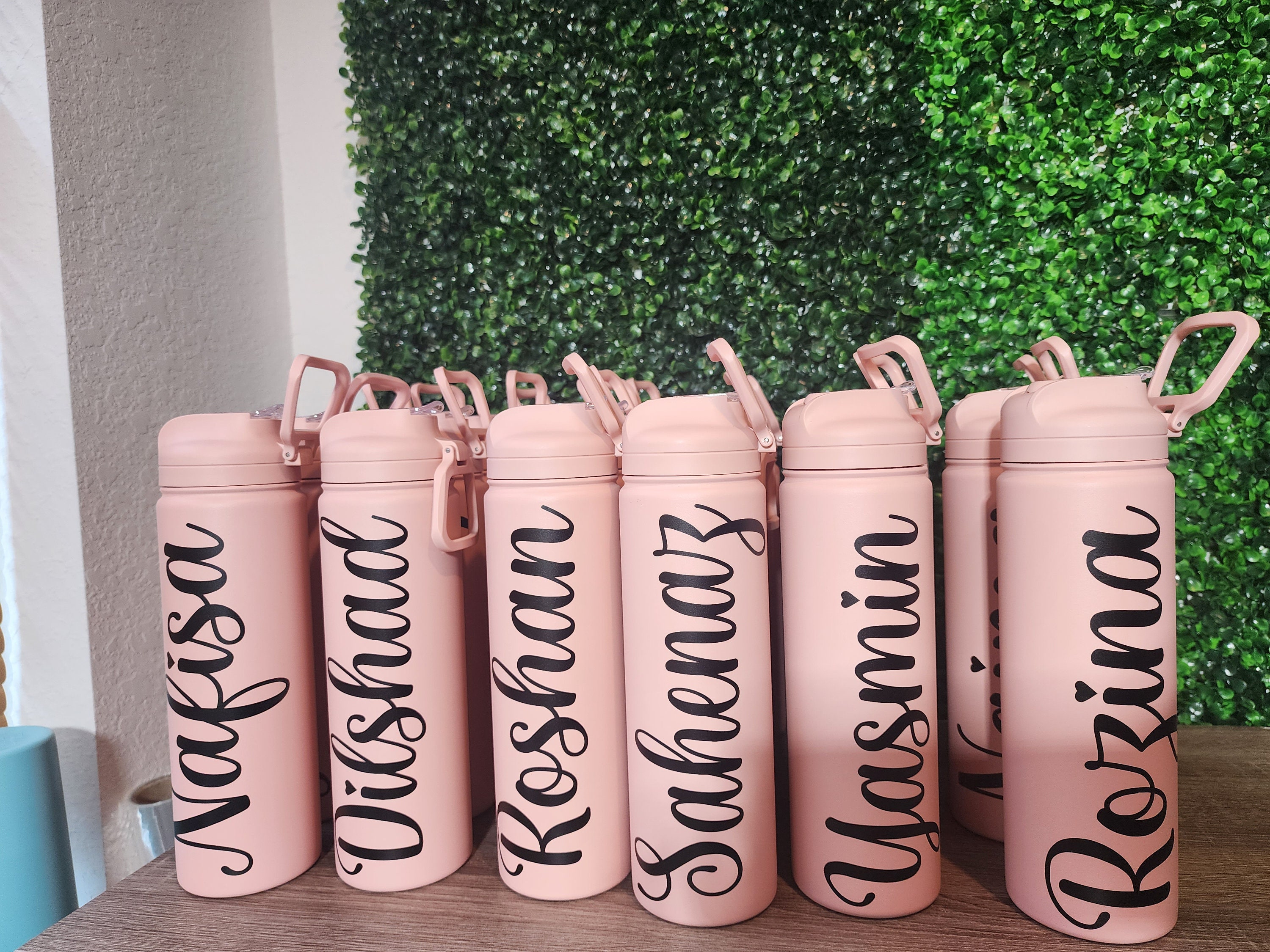 Custom Text Water Bottle Personalized Name Water Bottle Hot & Cold ...