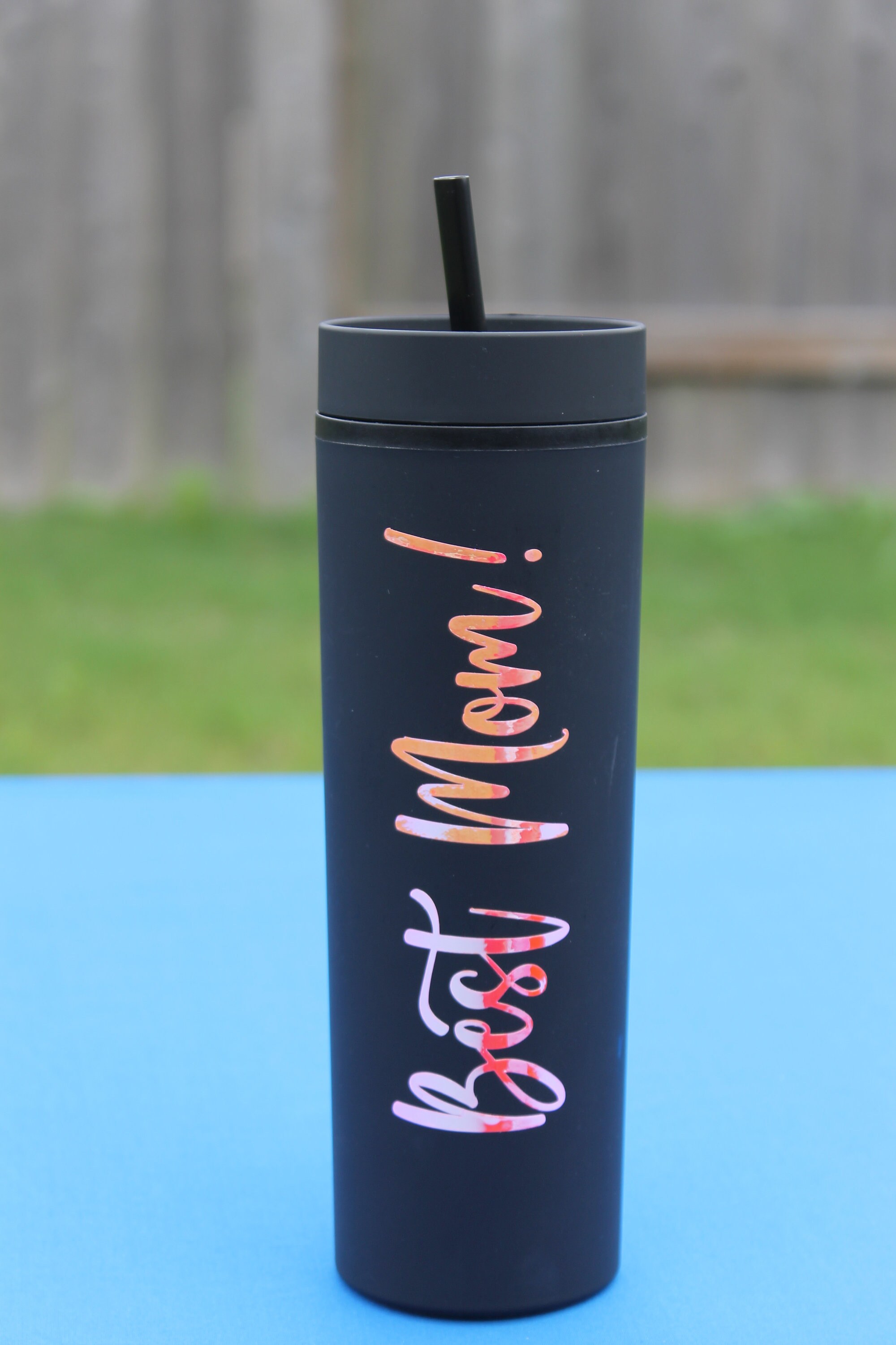 Custom Name Tumbler, Colorful Skinny Tumblers Cups Matte Pastel Colored ...