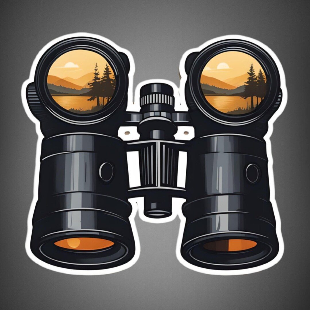 Optical Adventure Binoculars Sticker Nature Explorer Vinyl Decal ...