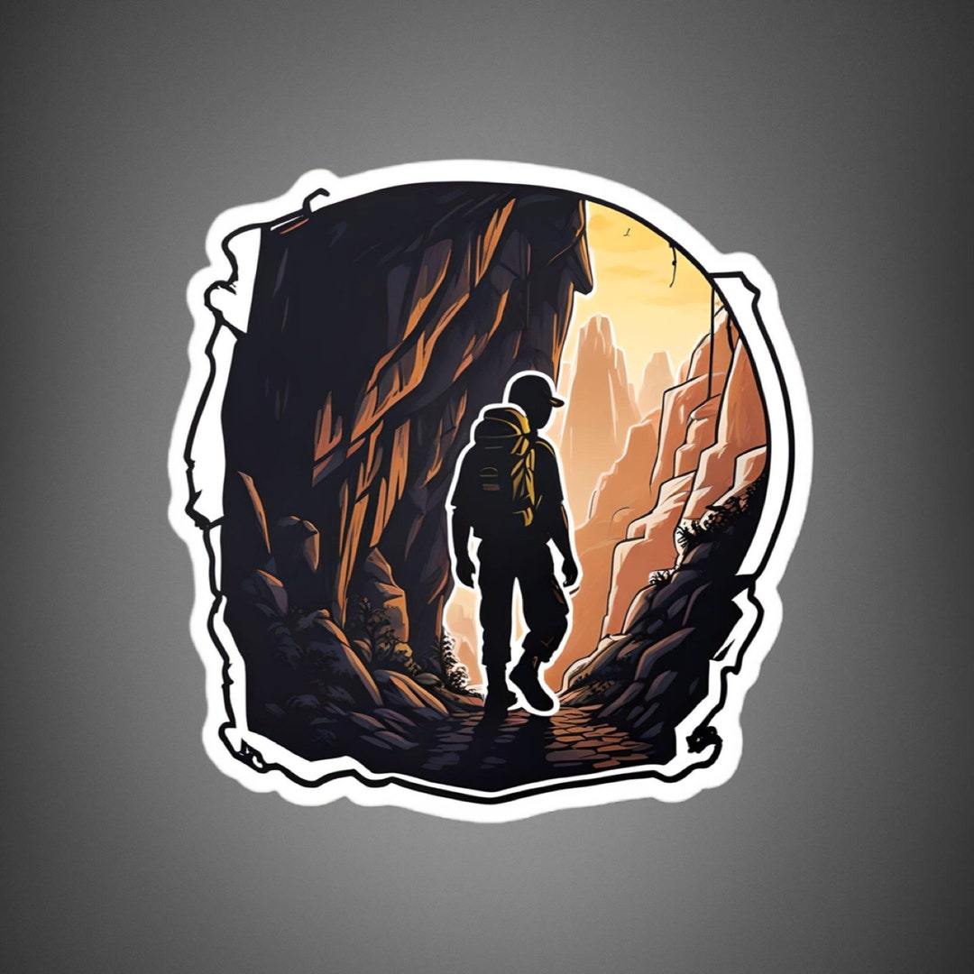 Peak Pursuit Rock Climbing Sticker Adventure Enthusiast Decal, Outdoor ...