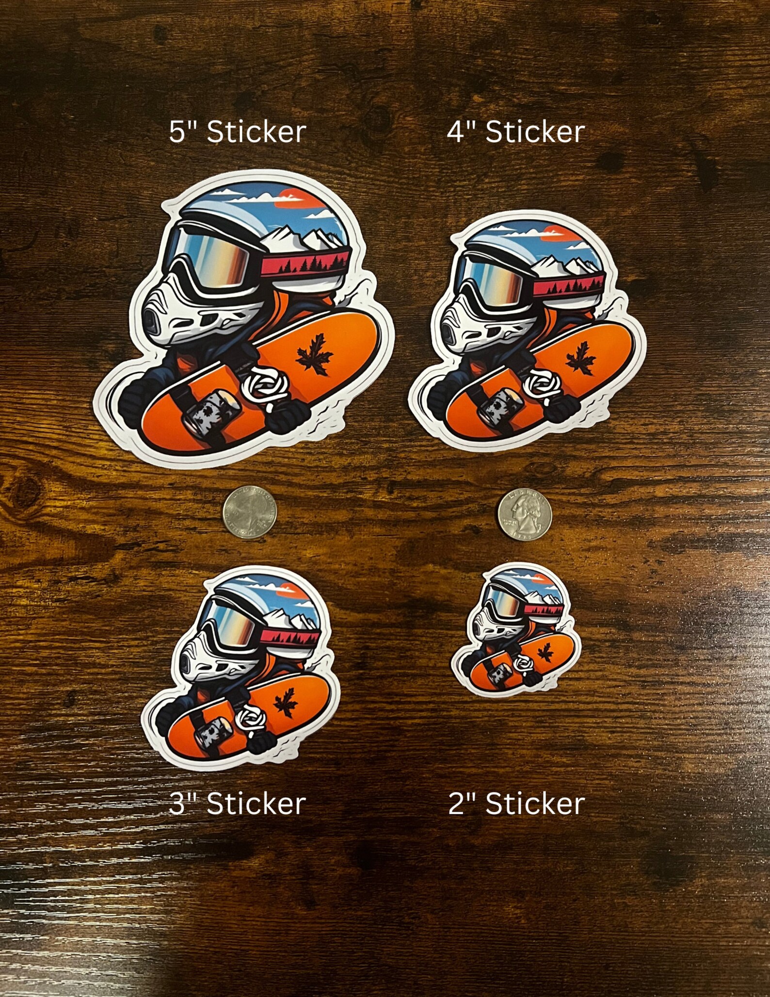 Winter Wonderland Ski & Snowboard Sticker Snow Sports Vinyl Decal ...