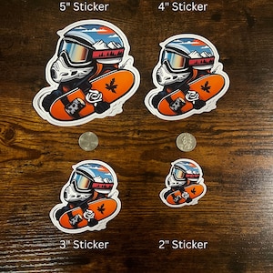 Winter Wonderland Ski & Snowboard Sticker Snow Sports Vinyl Decal ...