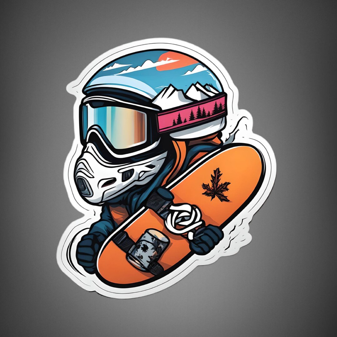 Winter Wonderland Ski & Snowboard Sticker Snow Sports Vinyl Decal ...