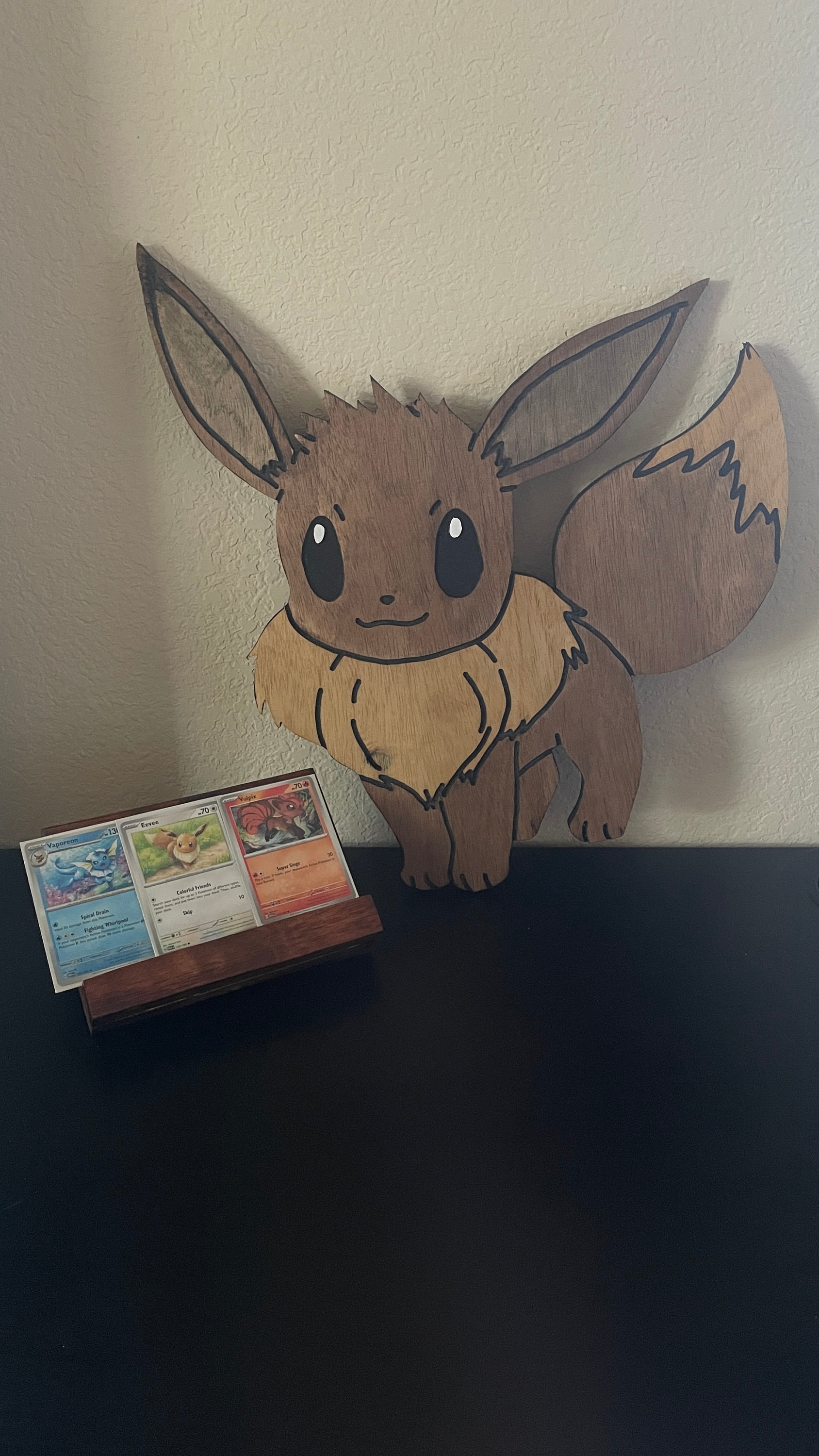 Handmade Eevee Wooden Wall Art Pokémon Inspired Home Décor - Etsy