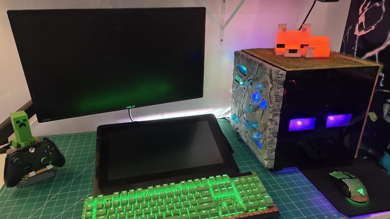 Custom Minecraft Computer Case - Etsy