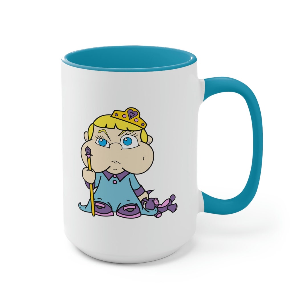 15 Oz Princess Cheeks Two-tone Coffee Mug - Etsy