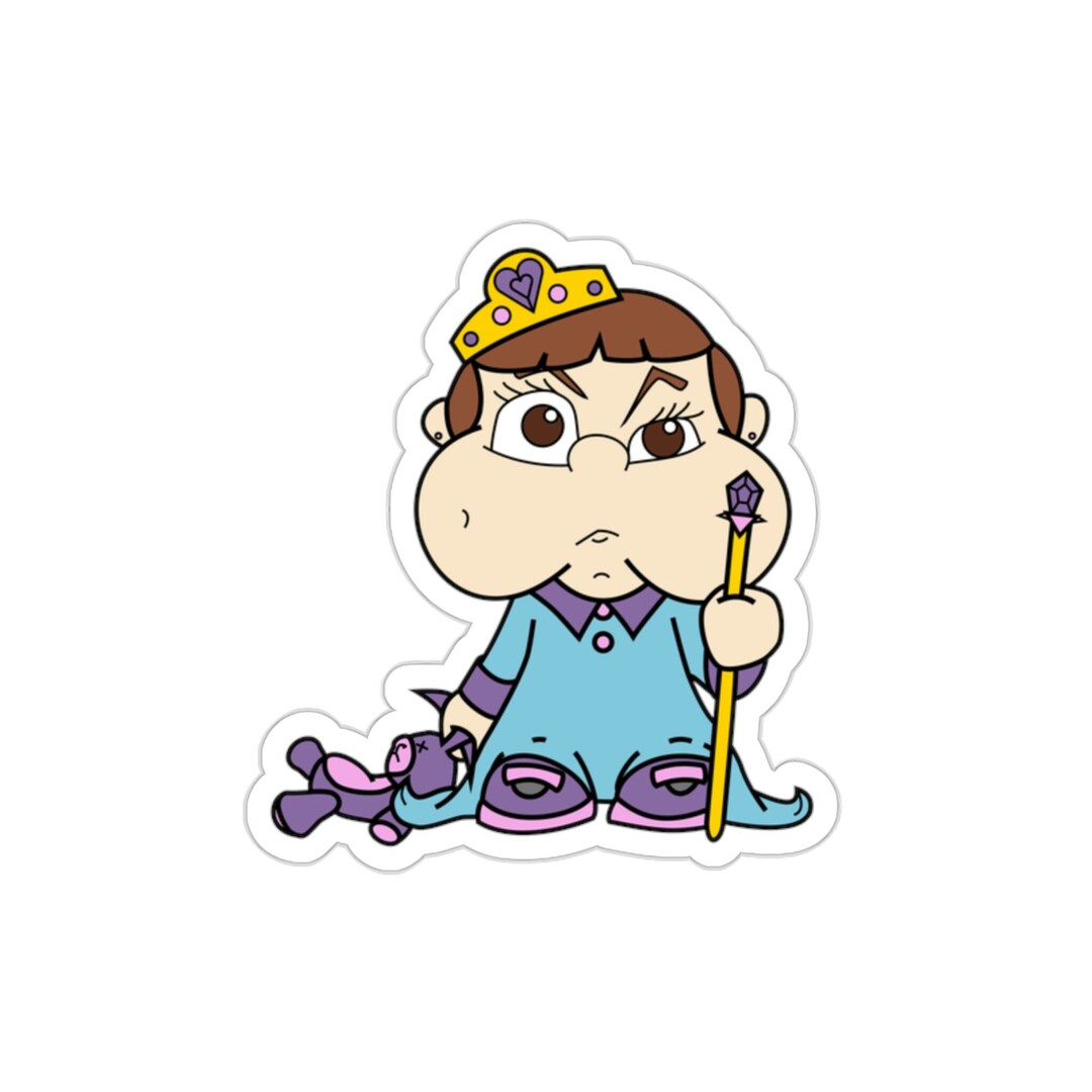 Princess Cheeks Die-cut Sticker - Etsy