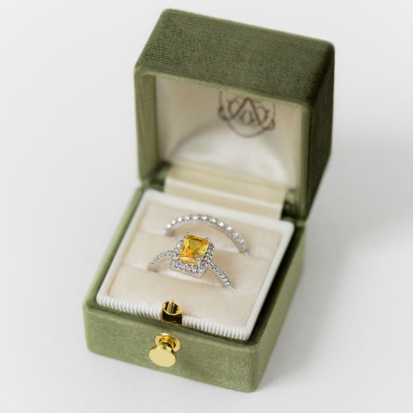 Velvet Ring Box - Etsy