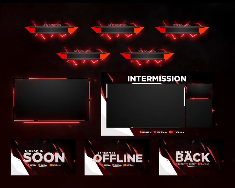 I Will Create Animated Stream Overlay for Your Youtube or Twitch ...