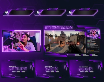 I Will Create Animated Stream Overlay for Your Youtube or - Etsy