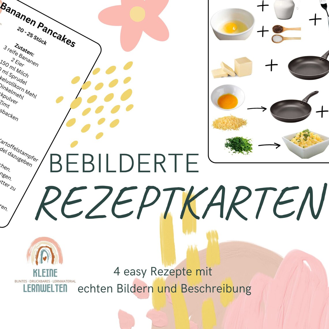 Visual Recipes | Recipe Cards | Children | Cooking | Montessori ...