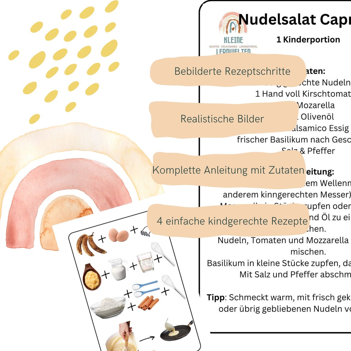 Visual Recipes | Recipe Cards | Children | Cooking | Montessori ...