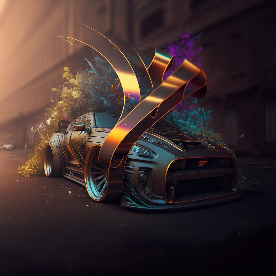 Nissan GTR Wall Art - Etsy