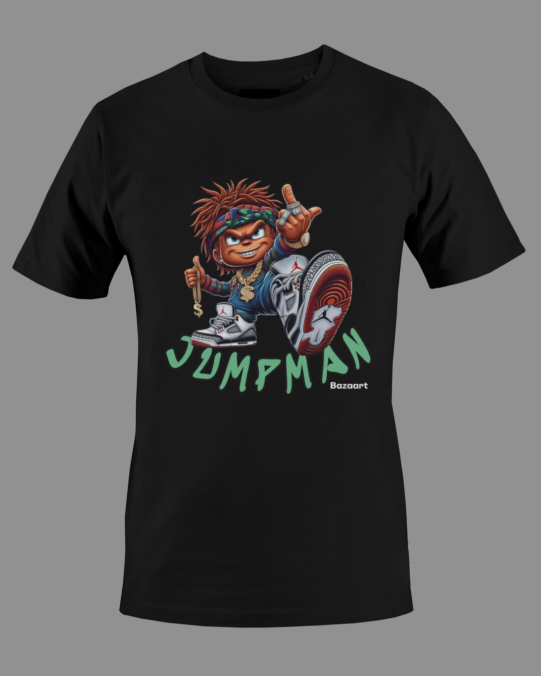 Jumpman Chucky Graphic T-shirt – Streetwear Drip Tee | Hip Hop Style ...