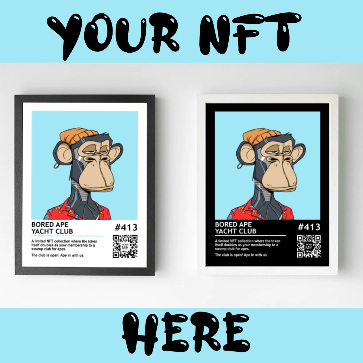 A4 Custom NFT Design Scaleable, Personalized Display of Your Nft ...
