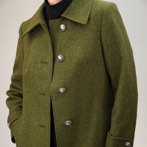 Burberrys Loden Coat in Forest Green | With Classic Burberrys Loden Coat in Forest Green | With Classic