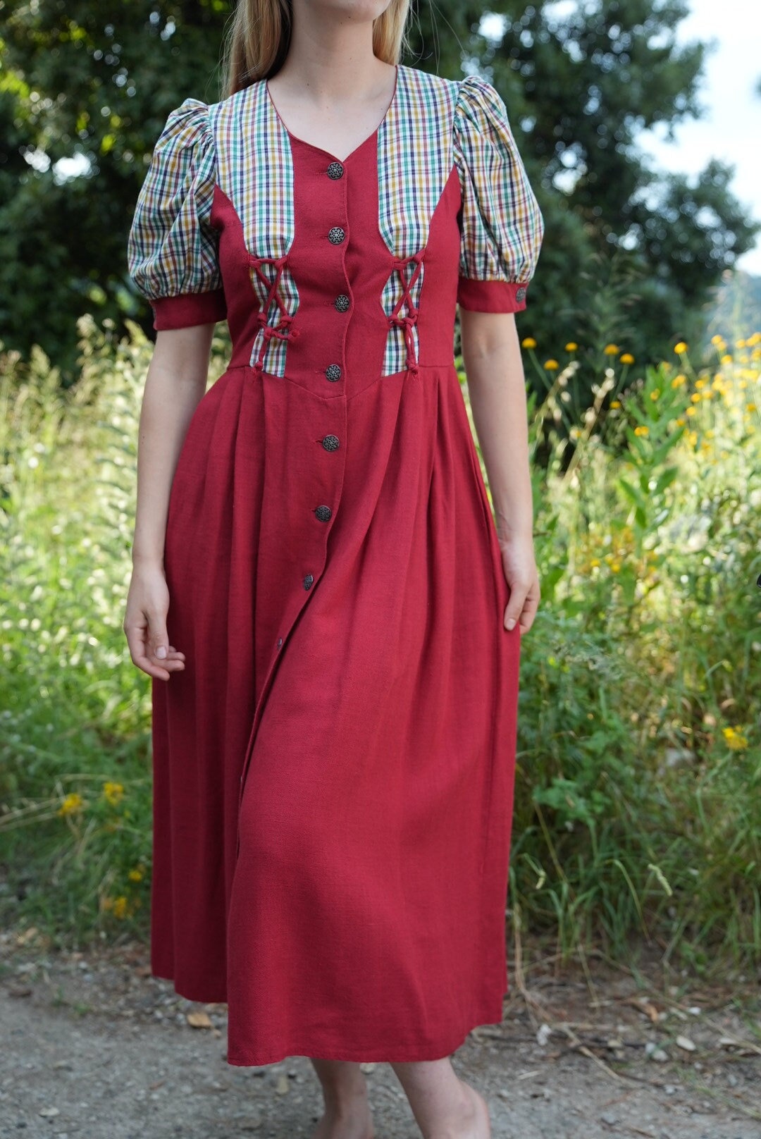 Traditional Austrian Trachten Dress Vintage Folklore - Etsy