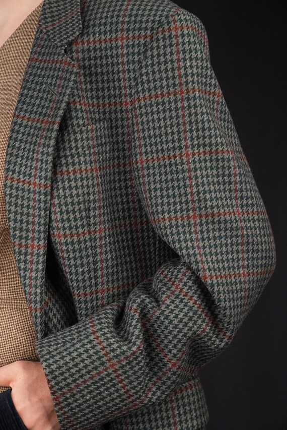 Pure Cashmere Blazer Jacket by DAKS | Dark Emerald Gr… - Gem